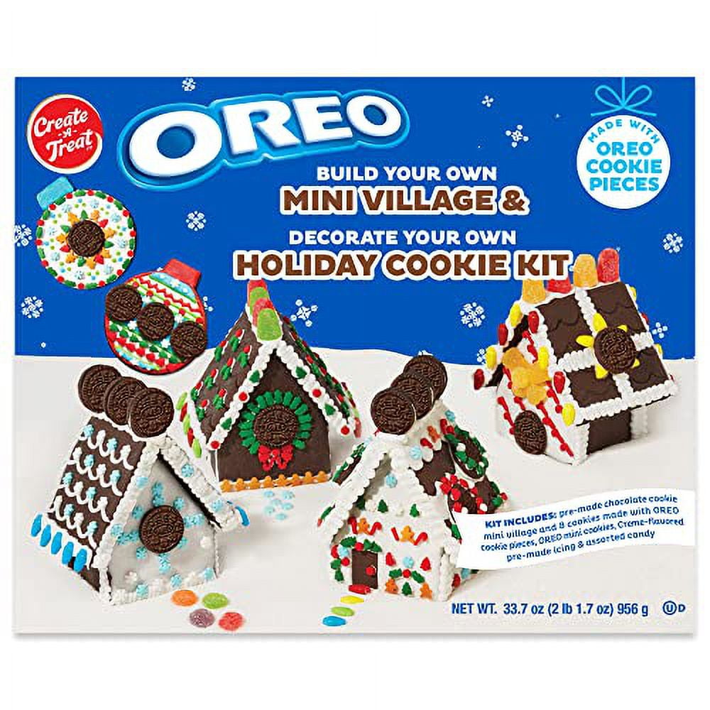 Oreo Cookies Christmas House Kit, 2-in-1 Bundle OREO Holiday Mini ...