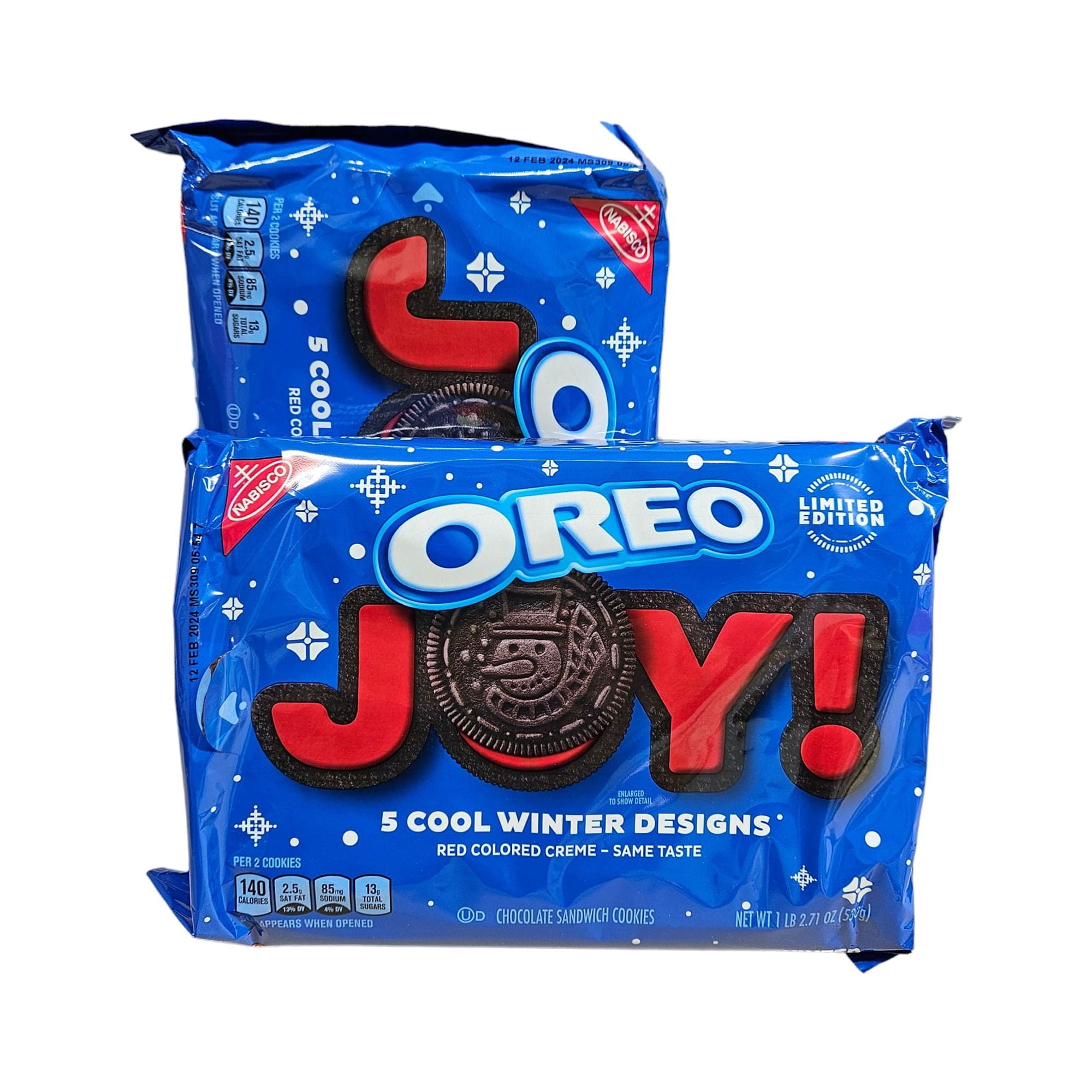 Oreo Cookies, Red Colored Creme, Same Taste, Limited Edition Joy, 2 ...