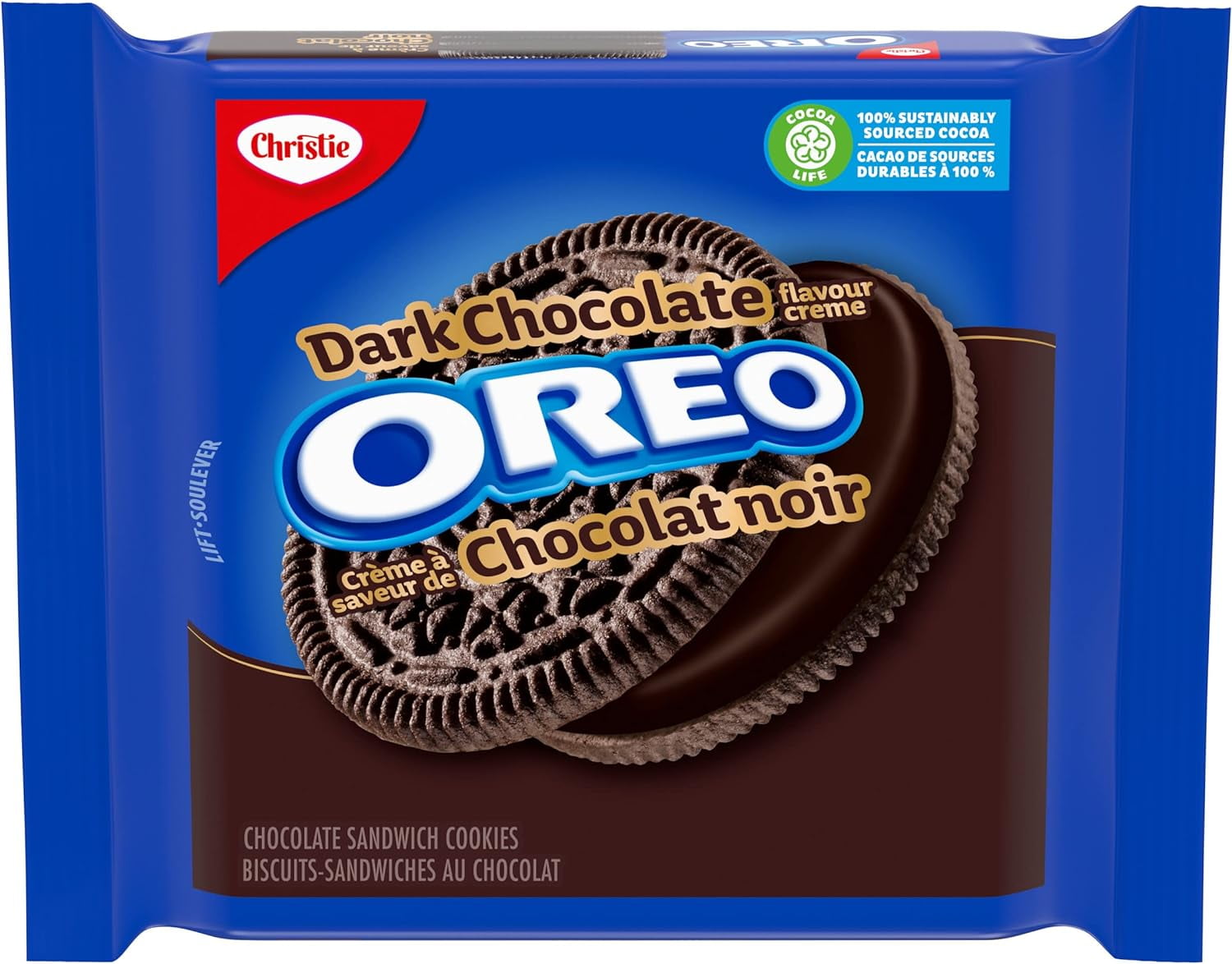 Oreo Dark Chocolate Flavored Creme Cookies, 261g/9 oz. Box {Imported ...