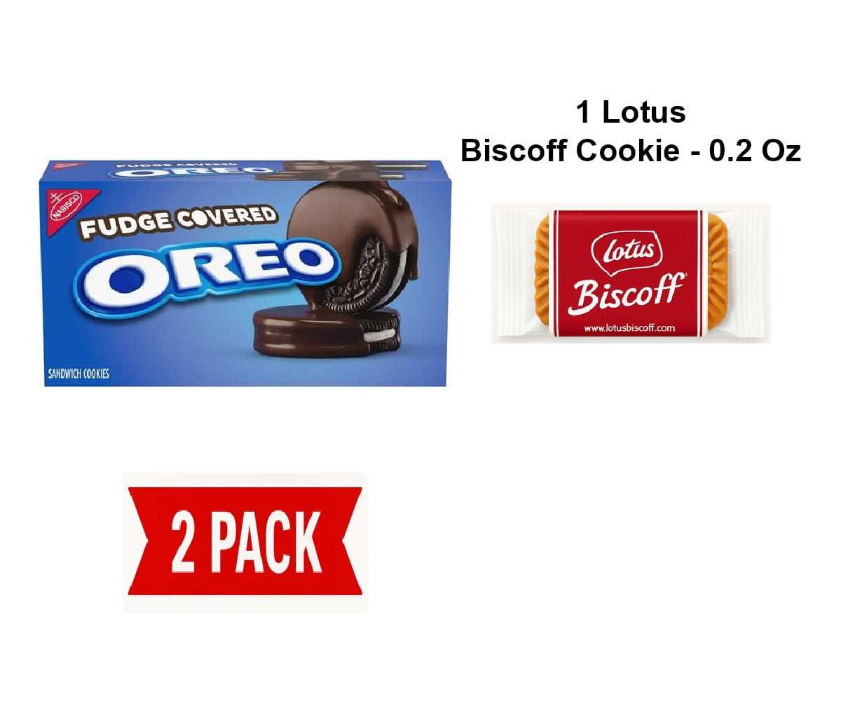 Oreo Fudge Covered Chocolate Sandwich Cookies, 7.9 Oz - Pack Of 2 ...
