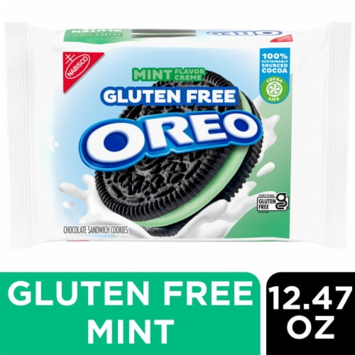 Oreo Gluten Free Mint Creme Chocolate Sandwich Cookies - Walmart.com
