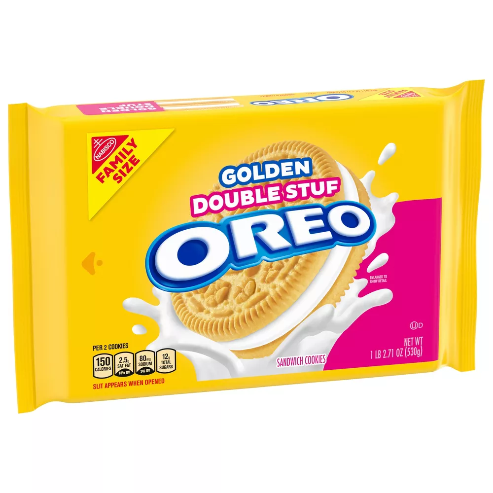 Oreo Golden Double Stuf Cookies - Walmart.com