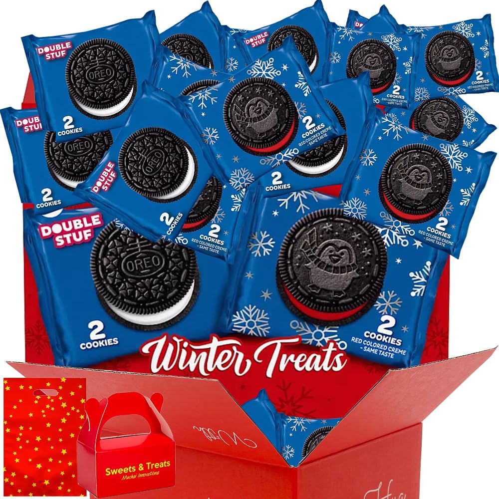 Oreo Holiday Winter Treats Cookie | Double Stuf Chocolate Sandwich ...