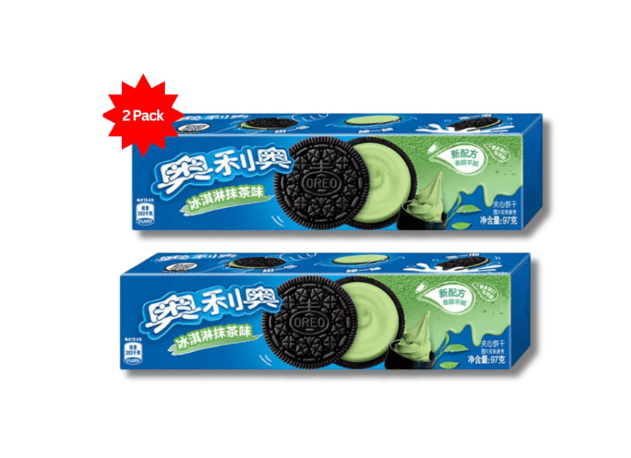 Oreo Matcha Ice Cream Sandwich Cookies (Imported from Taiwan), 6 oz, 2 ...