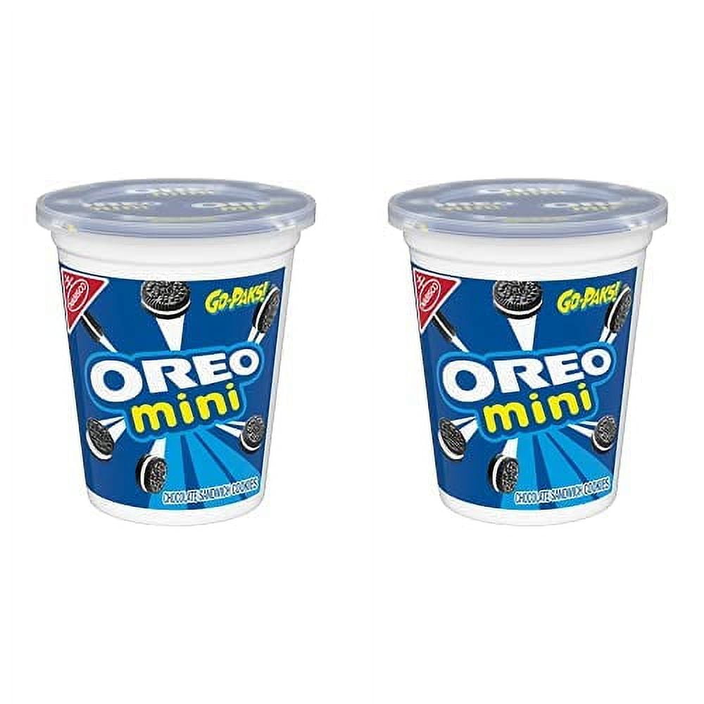 Oreo Mini Chocolate Sandwich Cookies Go-Pak, On The Go Snacks, 3.5 Oz ...