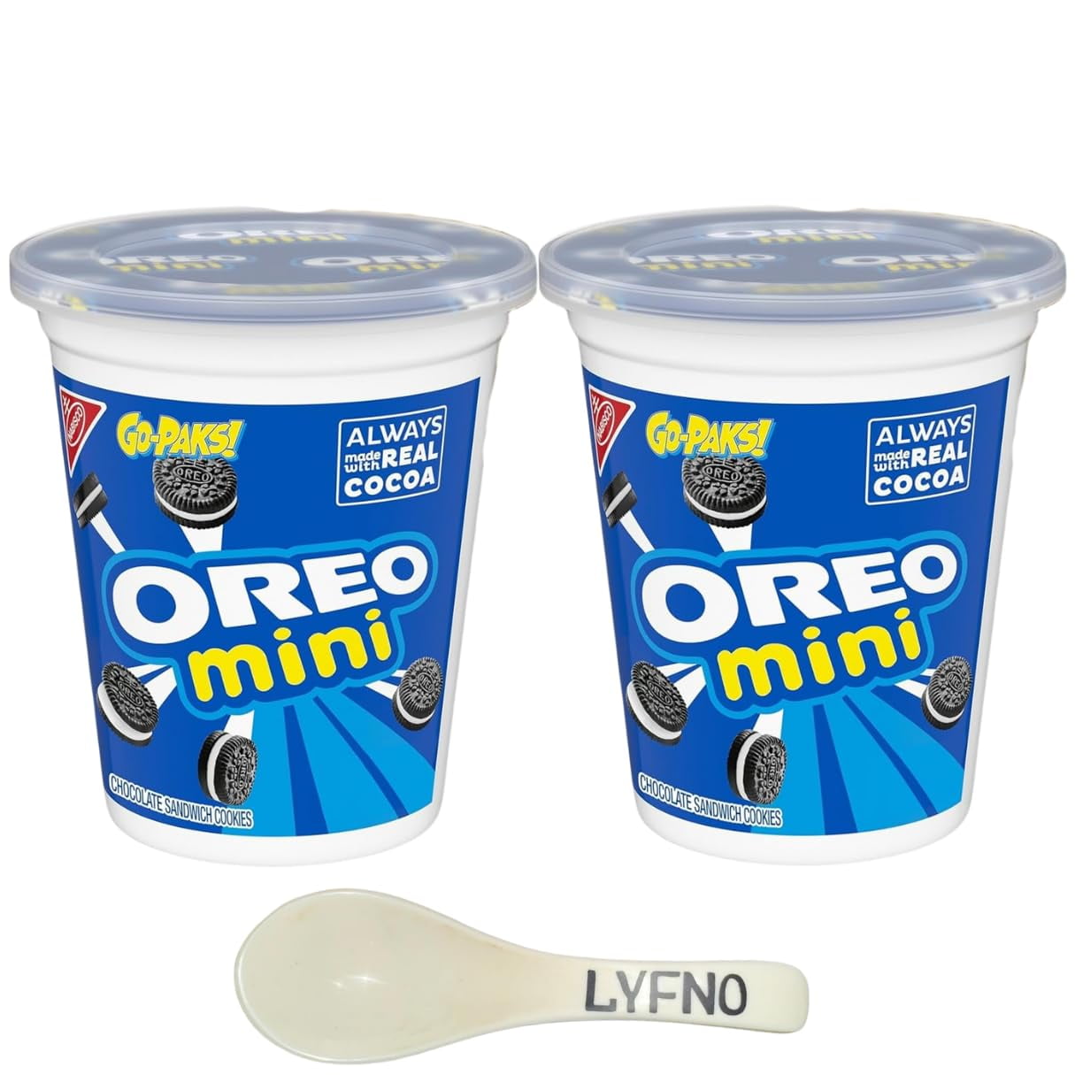 Oreo Mini Chocolate Sandwich KEF16 Cookies/Biscuit Go-Paks, 2-3.5 Oz ...