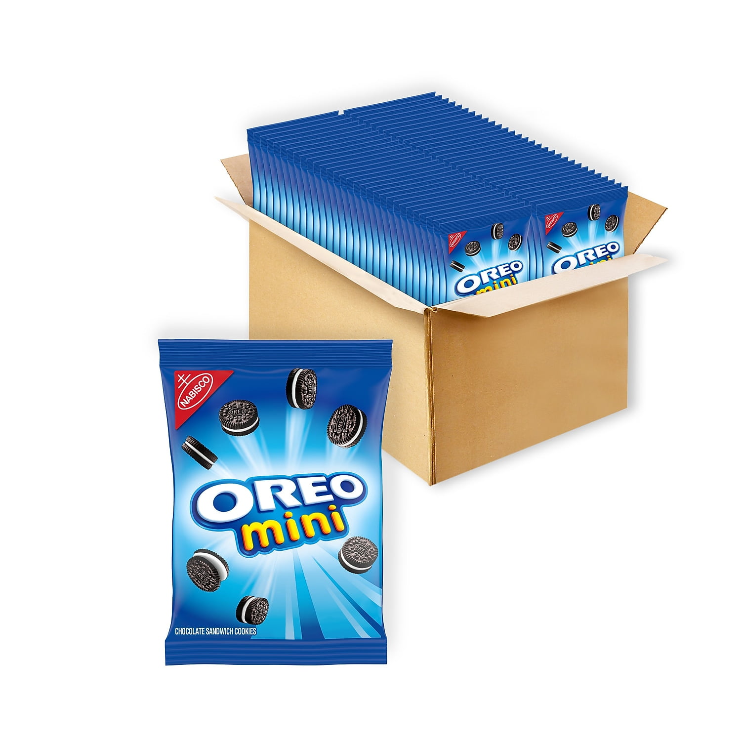 Oreo Mini Oreo Cookies 1.75 oz. Bags 60 Bags/Box NFG00011 - Walmart.com