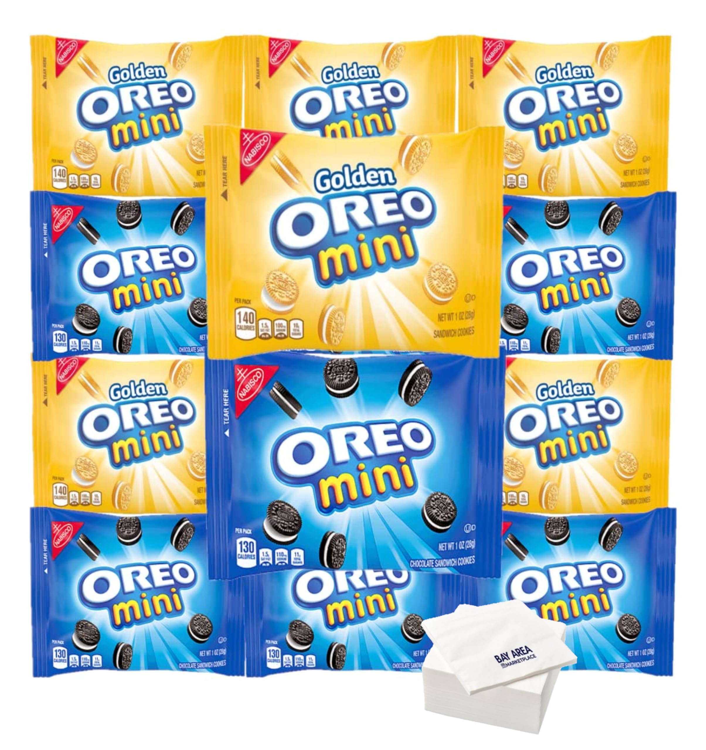 Oreo Minis and Oreo DC20 Gold Minis Variety Pack! (Variety (pack of 12 ...