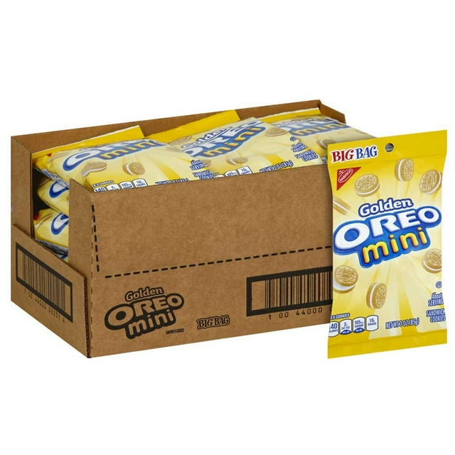 Oreo Nabisco Golden Mini Sandwich Cookies, 3 Ounce -- 12 per case ...