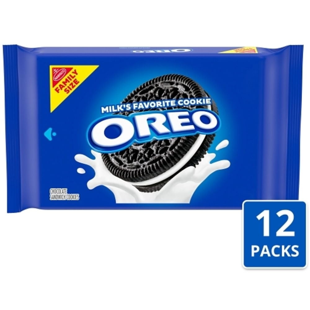 Oreo Original Family Size Cookies, 18.12 Ounce, 12 Packs Per Case ...