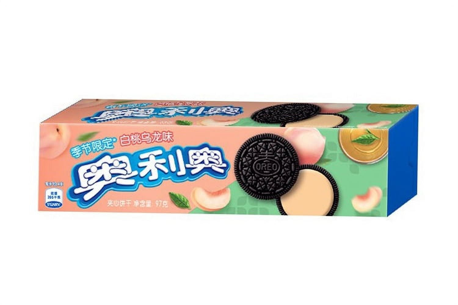 Oreo Peach Oolong Tea Biscuit, Chocolate Wafer Sandwich, Fruity and ...