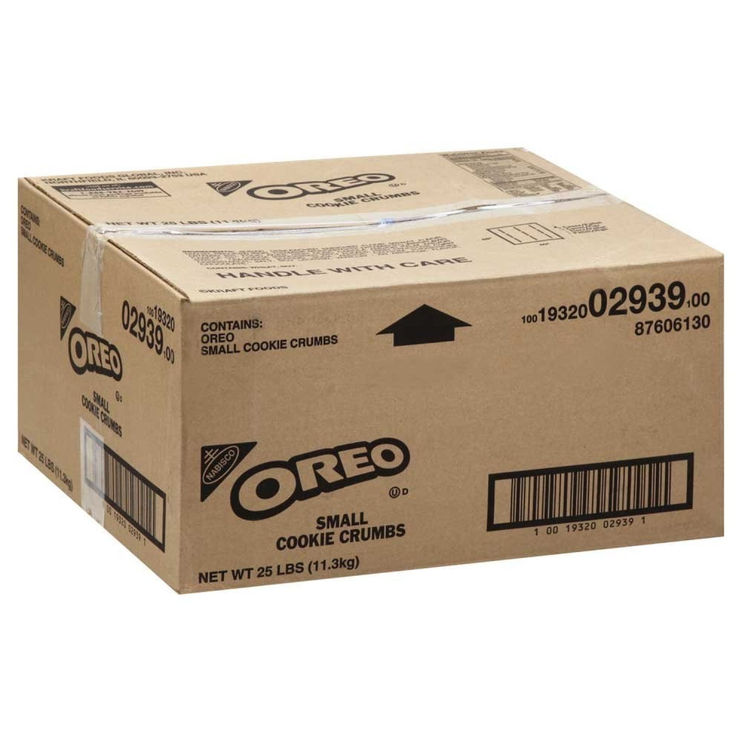 Oreo Pieces Small Crunch Cookie Crumbs 25 Lbs box - Walmart.com