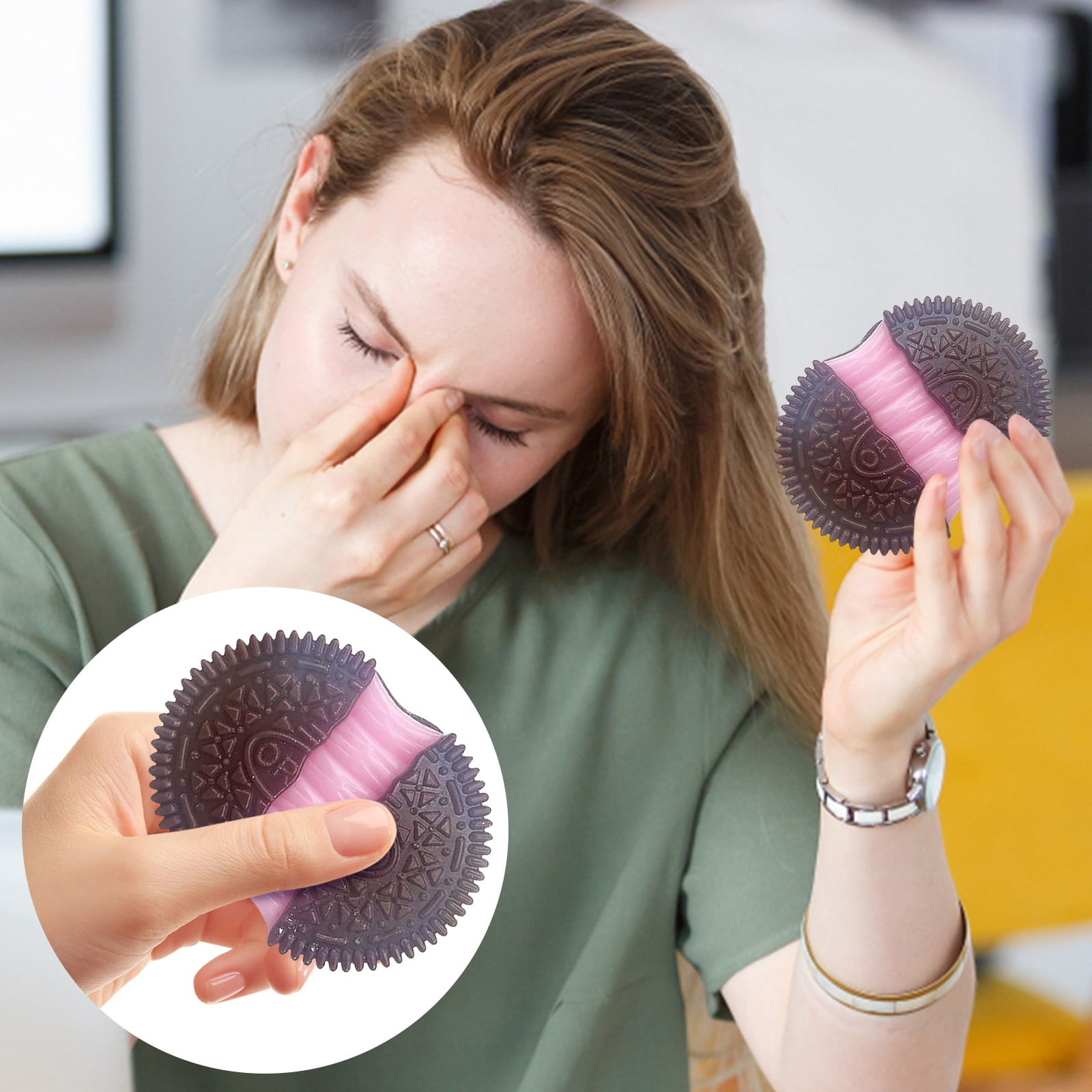 Oreo Squishy Taba Squishy Oreo Squishy Squishy Oreo Fufusquishy, 1Pc ...