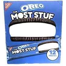 Oreo Chocolate Sandwich Cookies, The Most Stuf Party Pack, 3oz 12 Count ...