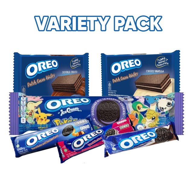 Oreo Variety Pack offers 6 flavors in one package. Enjoy 2 Dutch Cocoa ...