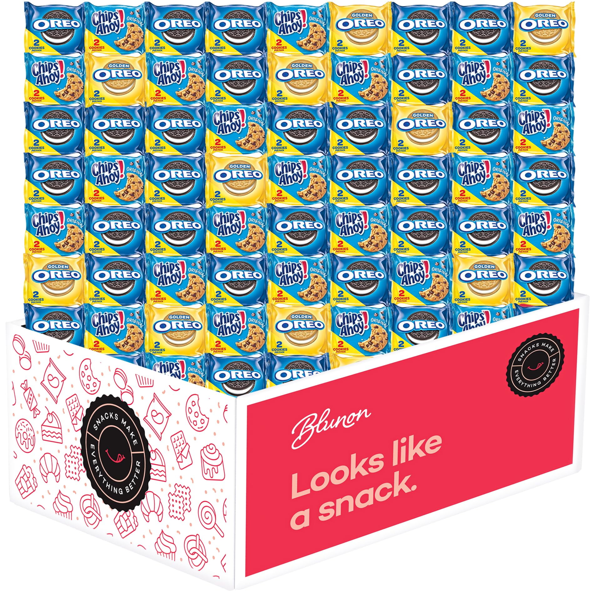 Oreo and Chips Ahoy BDF32 Variety Pack - Nabisco Cookies Snack Packs ...