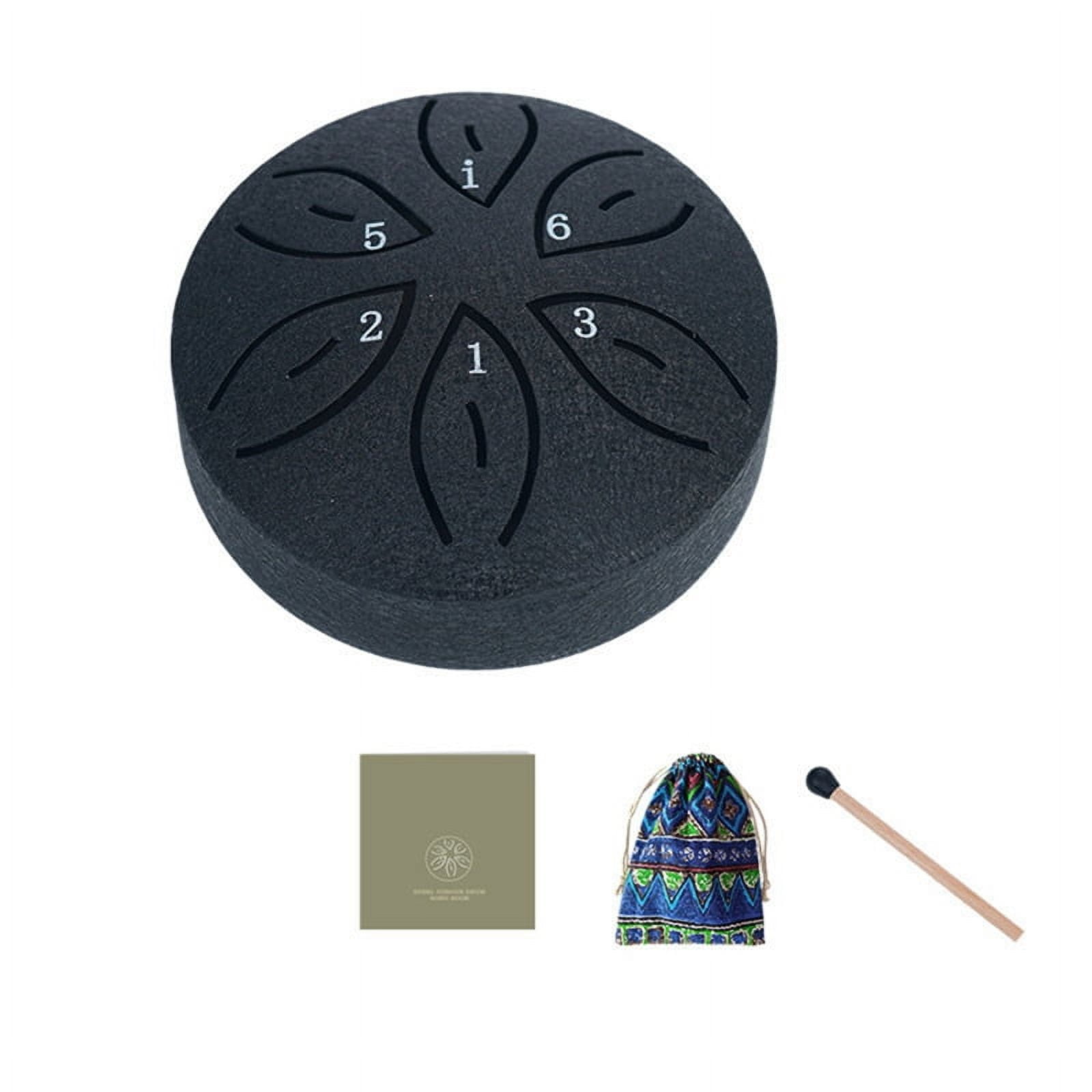 Orff Instruments Crafts Mini Hollow Drum 3 Inch 6 Tone Black - Walmart.com