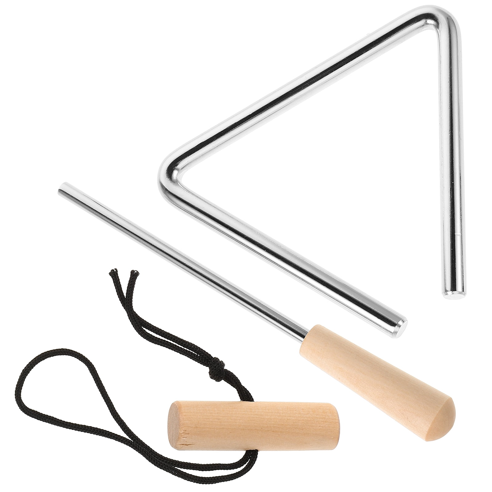 Orff Triangle Bell Iron Percussion Triangle with Striker 4 inch ...