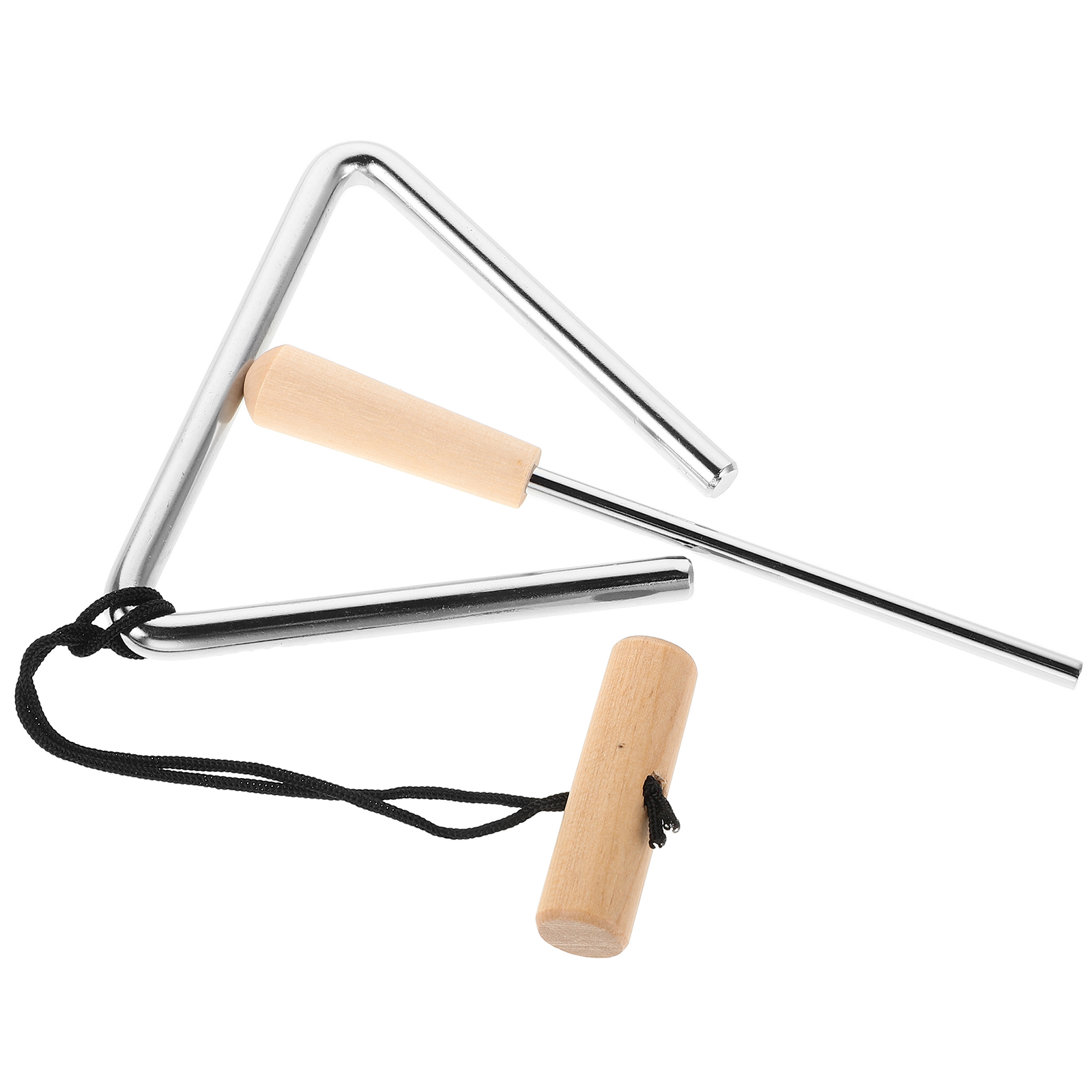 Orff Triangle Bell Iron Percussion Triangle with Striker 4 inch ...