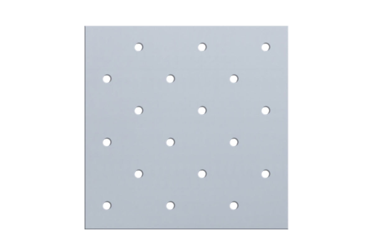 Orfit Colors NS, 18" x 24" x 1/8", mini perforated, sonic silver ...