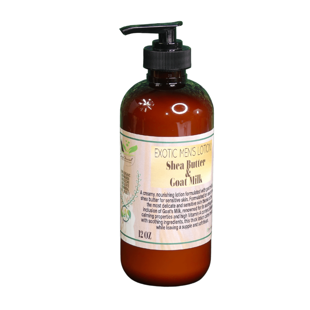 OrgAnnick Men's Hydrating Lotion with Shea butter & Goat Milk, Paraben ...