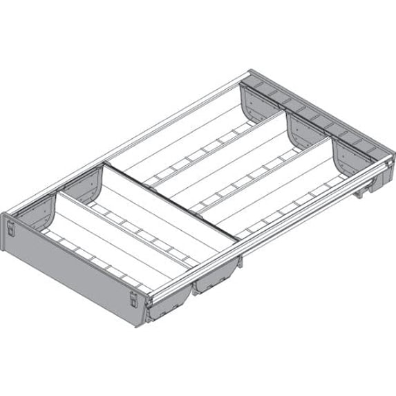 Orga-Line 3-Tier Cutlery Organizer Set, For Tandembox 20" Drawer ...