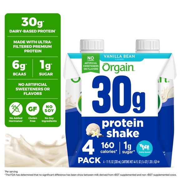 Orgain Protein Shakes in Orgain - Walmart.com