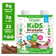 Orgain 30g Protein Shake, Dairy Based, Chocolate Fudge 11oz, 4ct ...