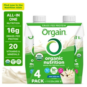 Orgain Protein Shakes in Orgain - Walmart.com