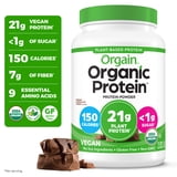 Orgain Organic Vegan Protein Powder, 21g Complete Plant Based, Creamy ...