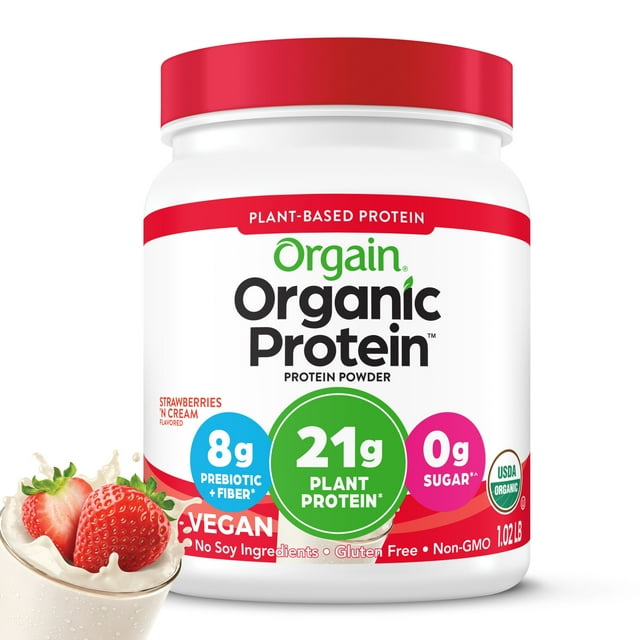 Orgain Organic Vegan 21g Protein Powder, Plant Based Shake Drink ...
