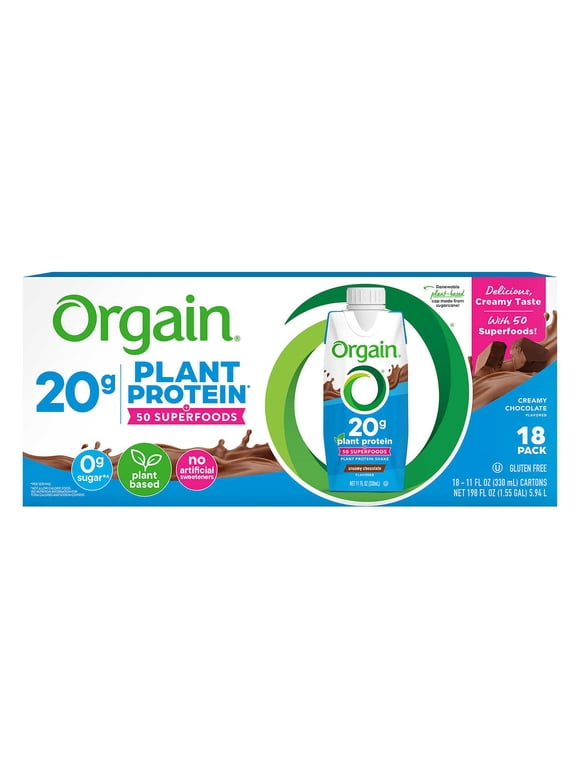 Orgain Protein Shakes in Orgain - Walmart.com