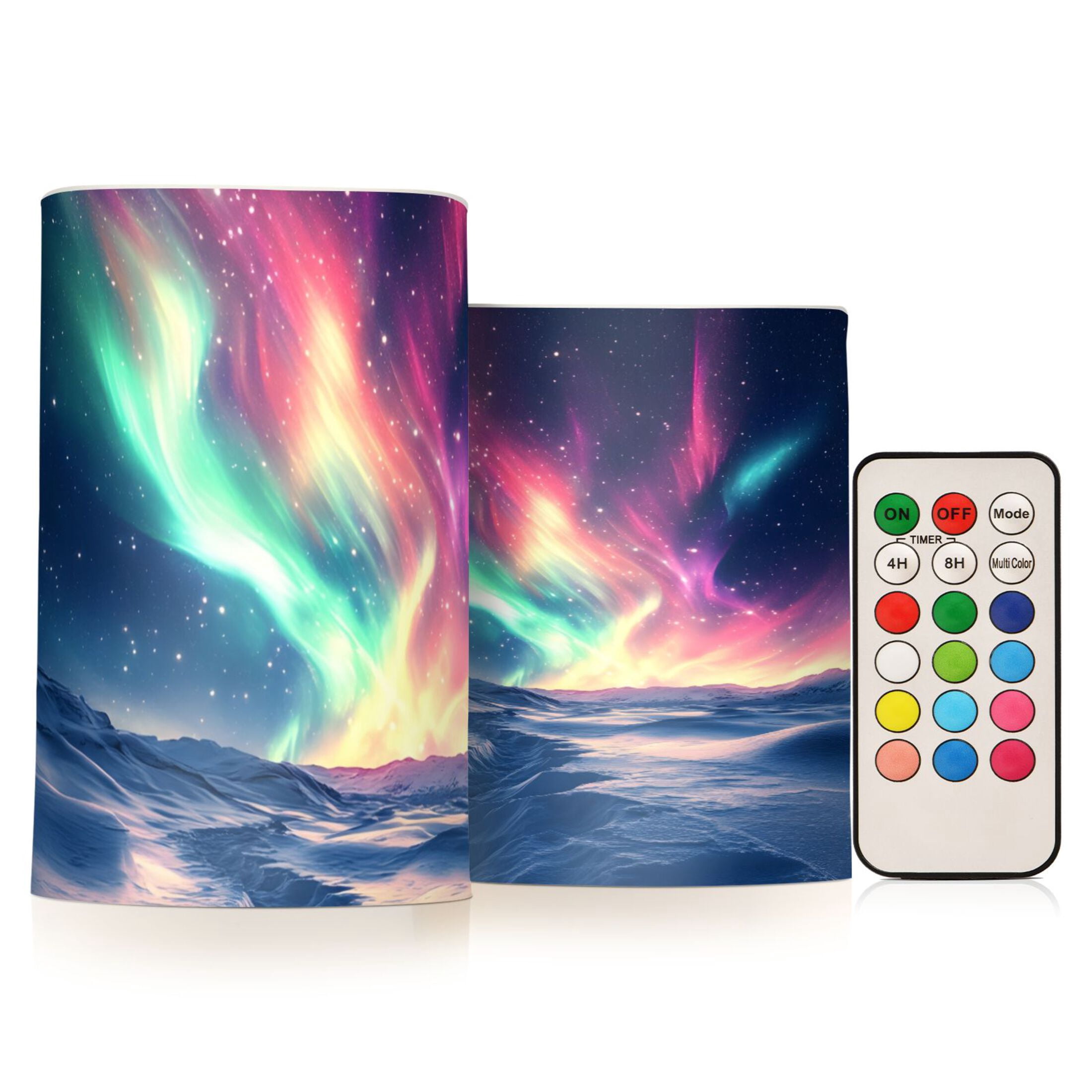 Organ Flickering Flameless Candles Battery Operated with Remote Timer ...