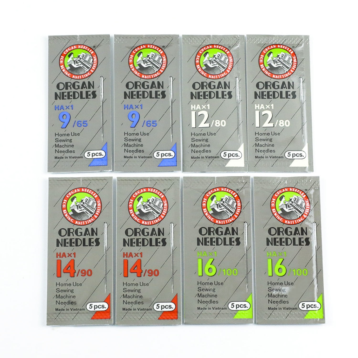 Organ HAX1 Needles Fits Domestic Home Sewing Machine JANOME SINGER ...