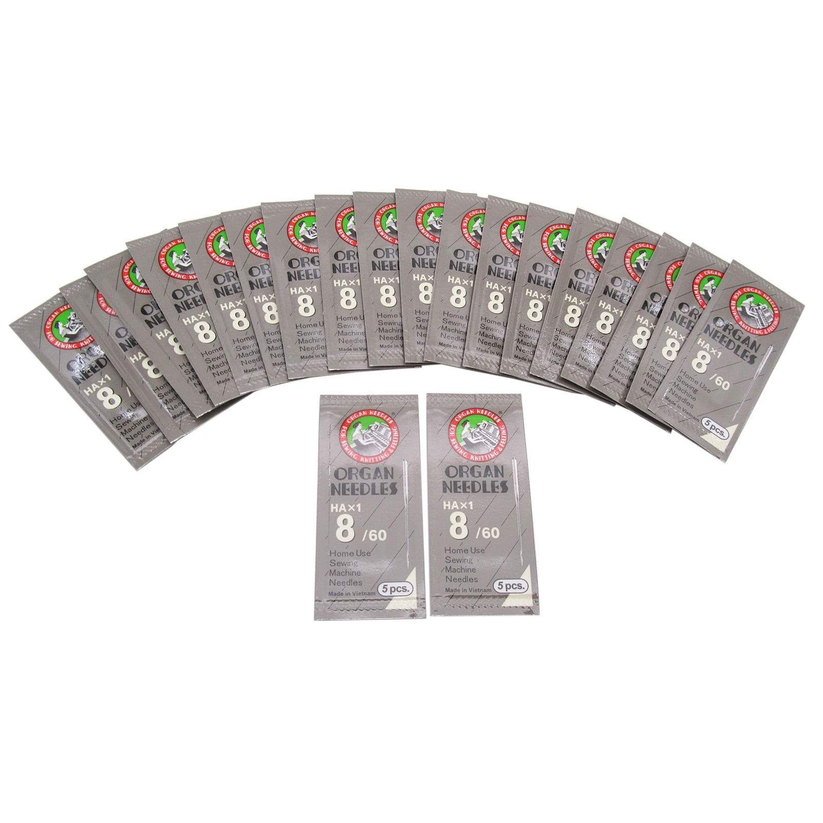 Organ Needle in CKPSMS Clear Plastic Box -100PCS Organ-HAX1 Sewing ...