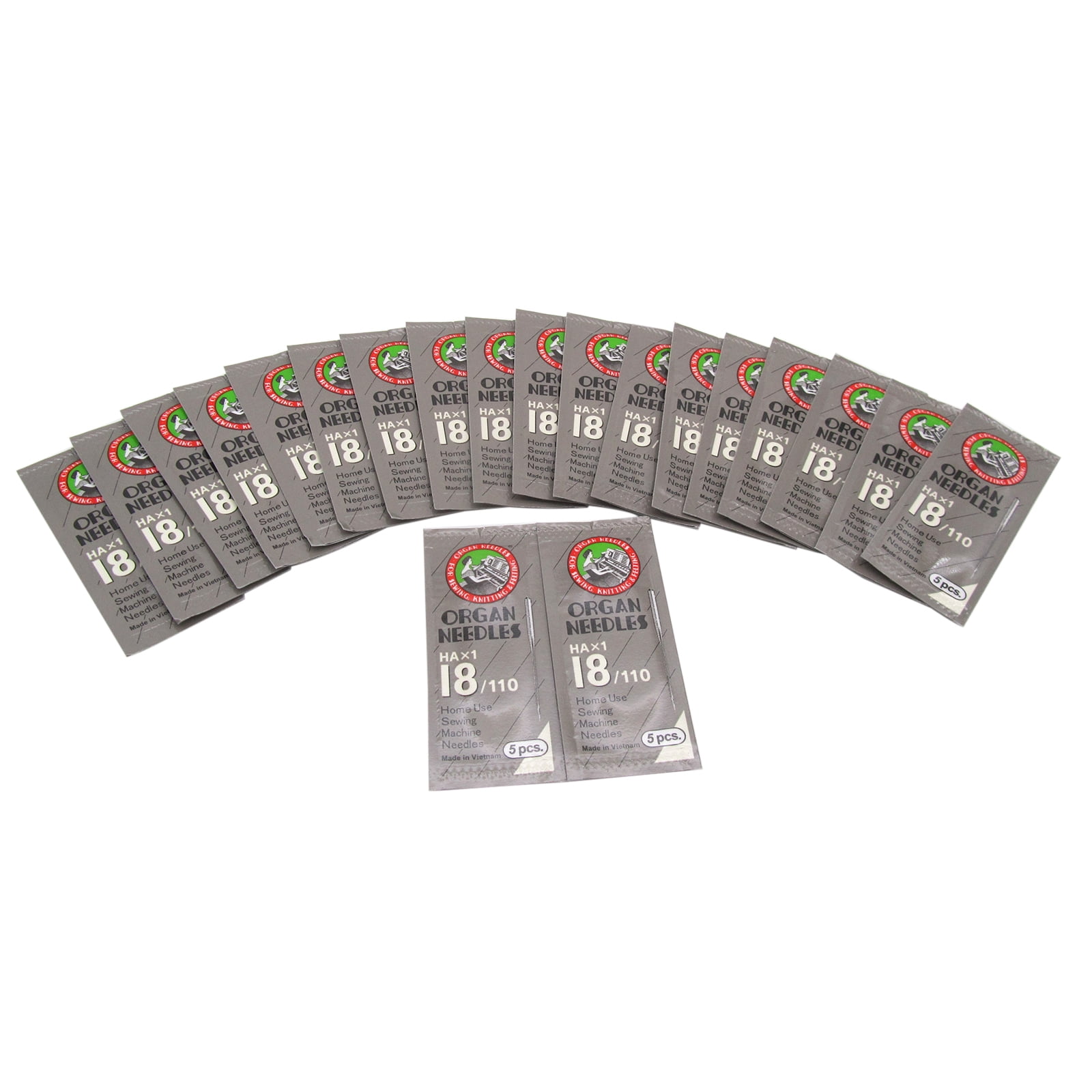 Organ Needle in CKPSMS Clear Plastic Box -100PCS Organ-HAX1 Sewing ...