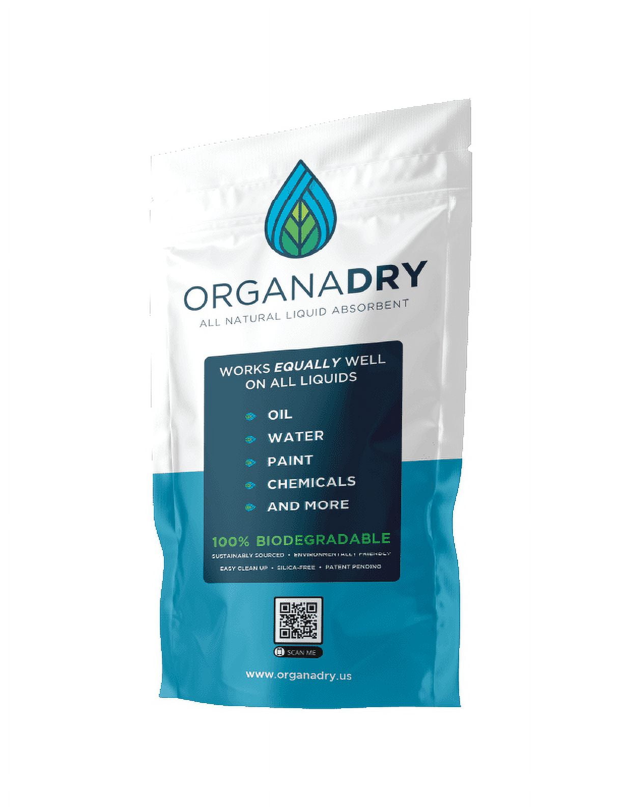 OrganaDry All Natural Liquid Absorbent | 100% Biodegradable | Silica ...