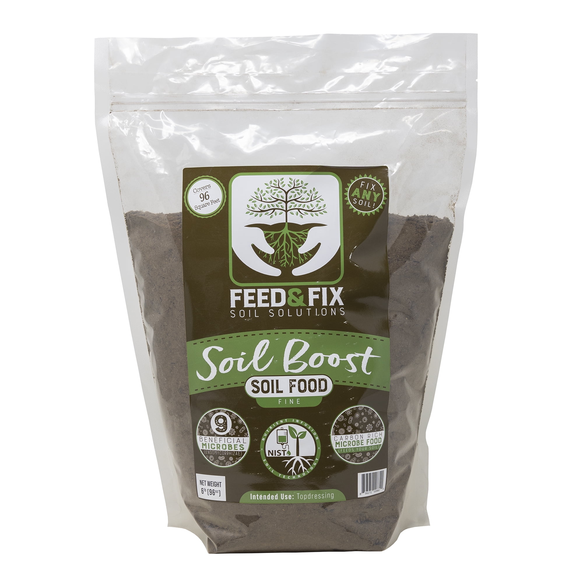 OrganiLock Soil Boost Fine Fertilizer Plant Food For Organic Growing, 6 ...