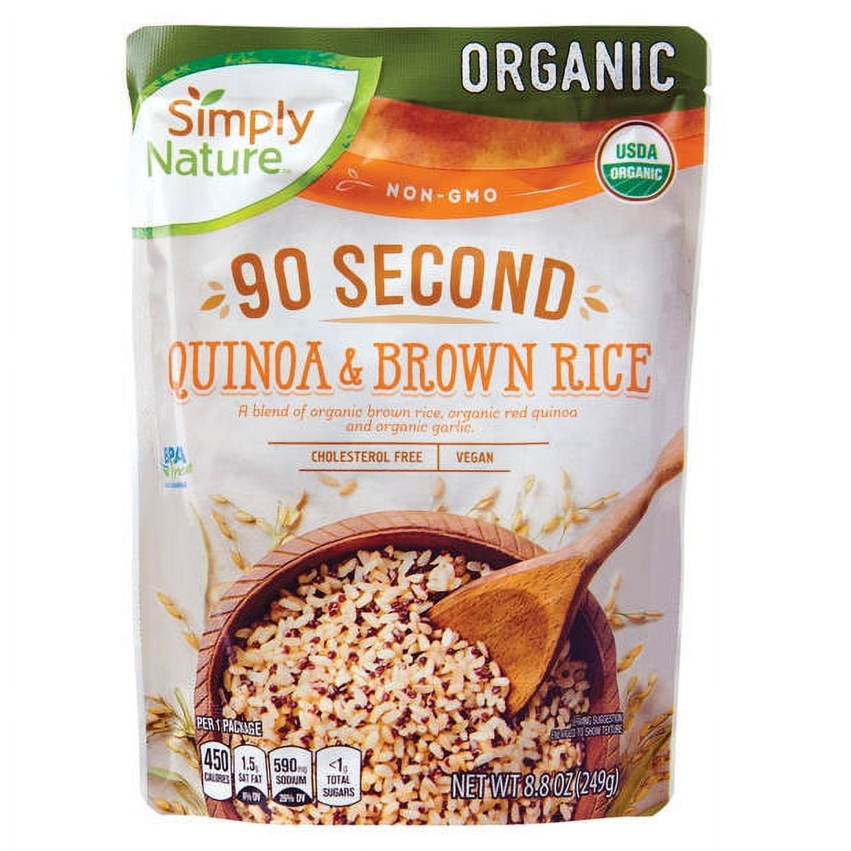 Organic 90 Second Quinoa and Brown Rice, 8.8 oz - Walmart.com