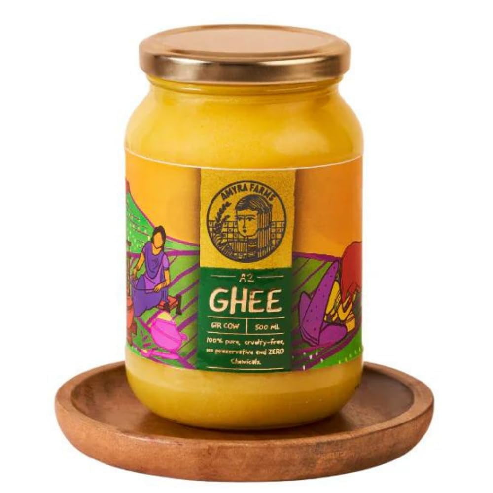 Organic A2 Cow Desi Ghee By Amyra Farms | Nutrient Rich Natural & Healthy Handcrafted Bilona ...