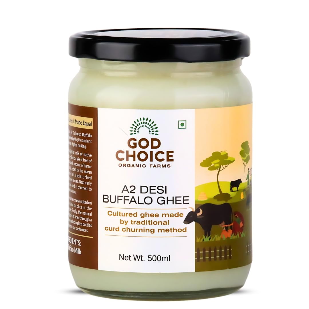 Organic A2 Desi Buffalo Ghee By God Choice Organic Farms | High In ...