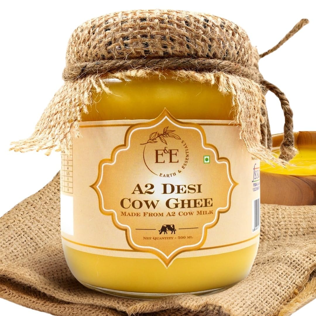 Organic A2 Desi Cow Ghee By Earth And Essentials | Natural & Healthy ...
