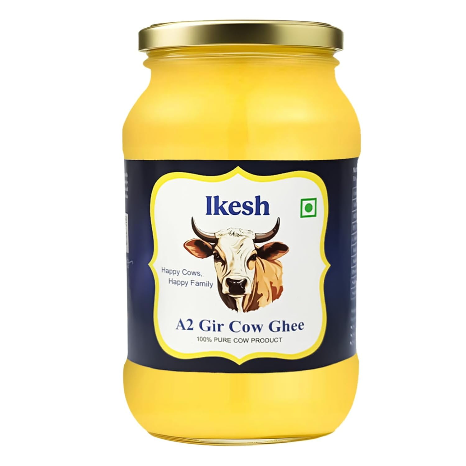 Organic A2 Gir Cow Desi Ghee By Ikesh | High In Protein Fiber Healthy ...