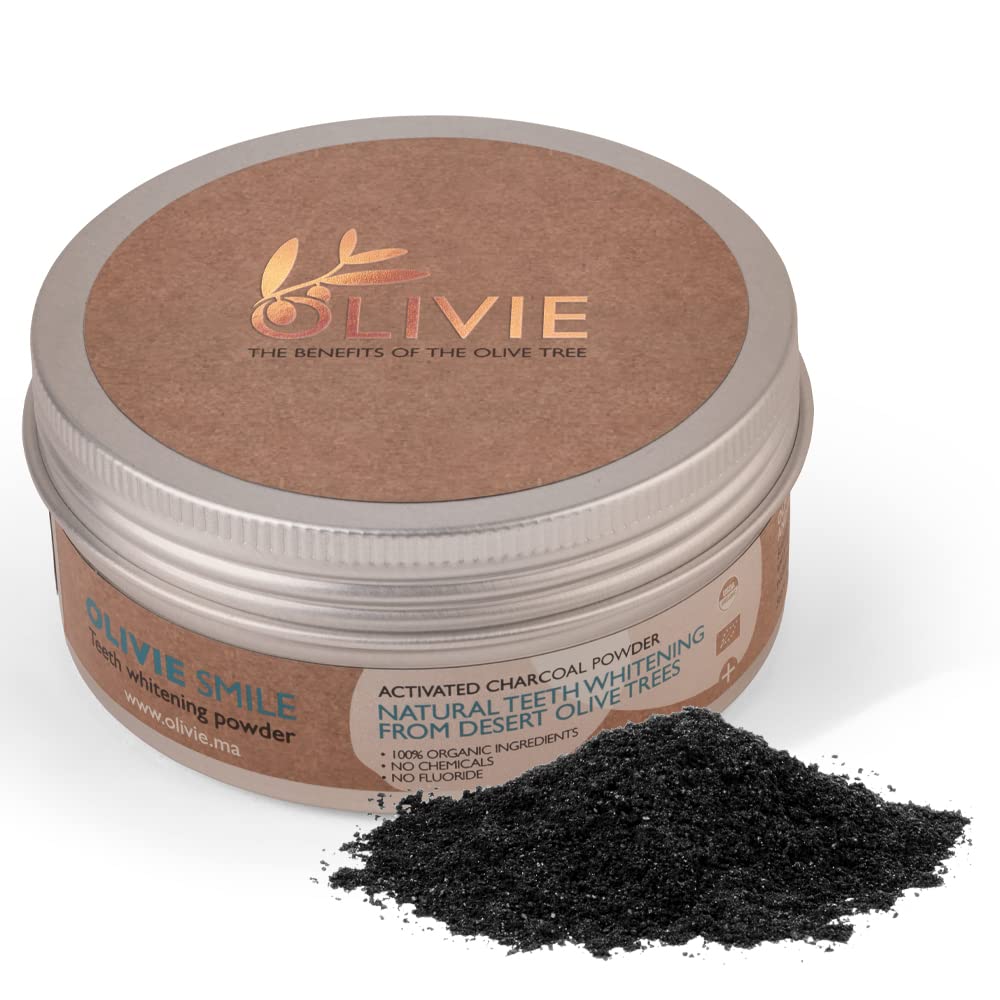 Organic Activated Charcoal Powder STF9 for Teeth Whitening by Olivie ...