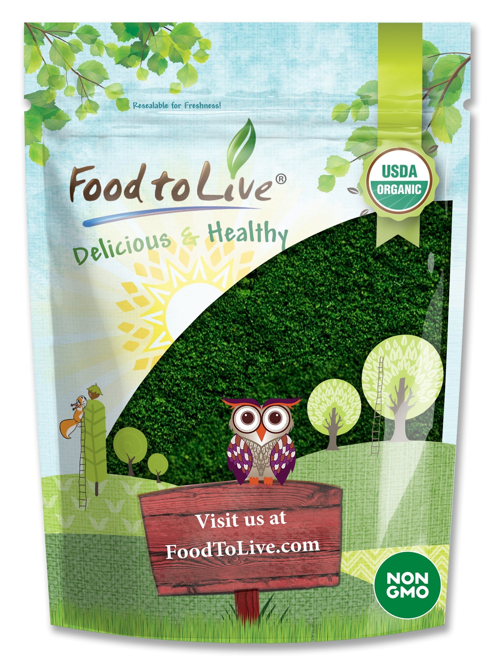 Organic Algae Powder Mix, 2 Pounds — Non-GMO, Raw, Vegan — by Food to ...