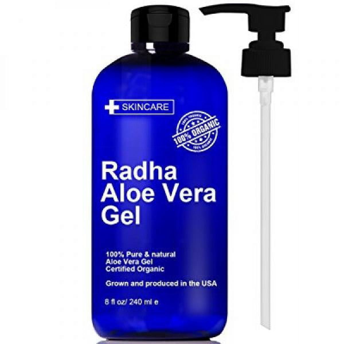 Organic Aloe Vera Gel For Face Body And Hair 100 Pure And Natural Certified Organic And Cold