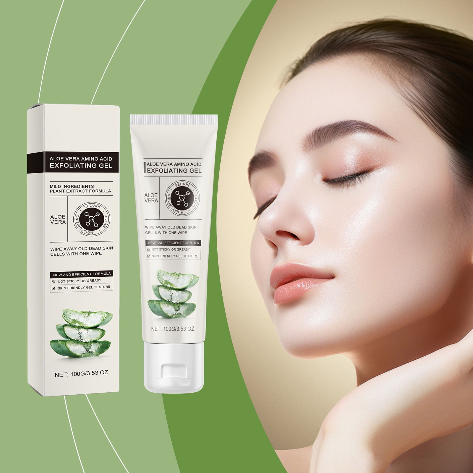 Organic Aloe Vera Gel for Face Seven Minerals Organic Aloe Vera Gel From Freshly Cut 100% Pure ...