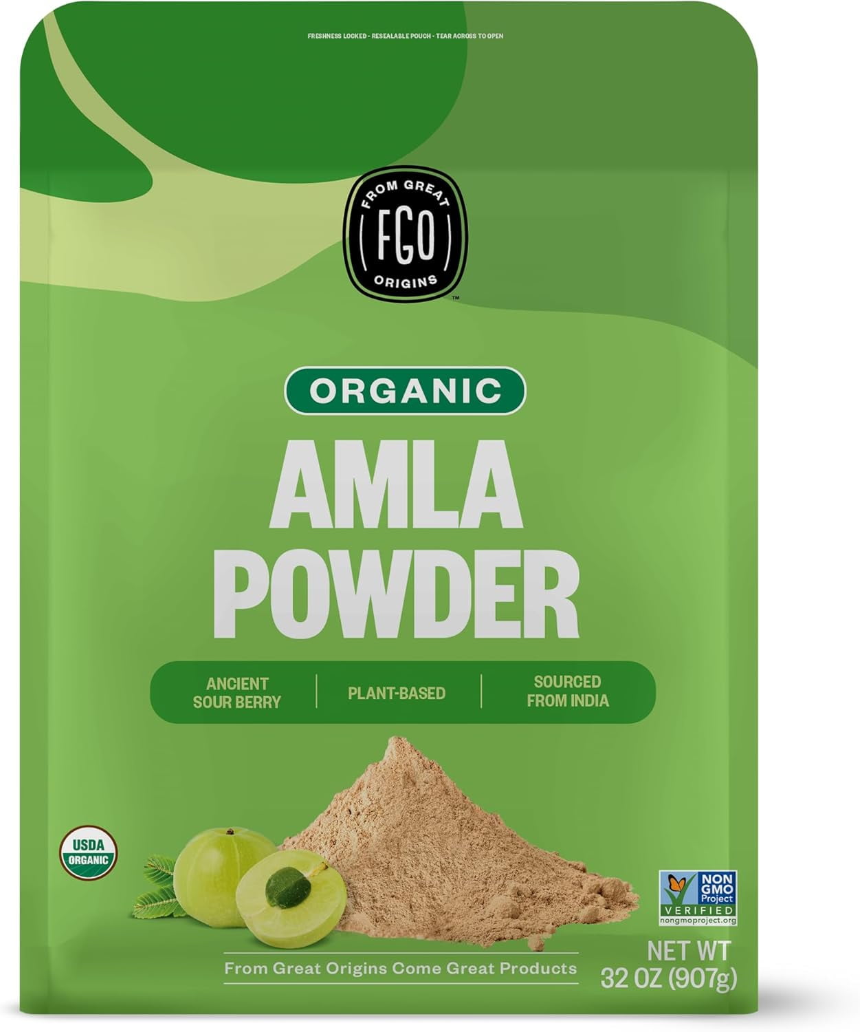 Organic Amla Powder - 32oz, USDA Organic Indian Gooseberry (Amalaki ...