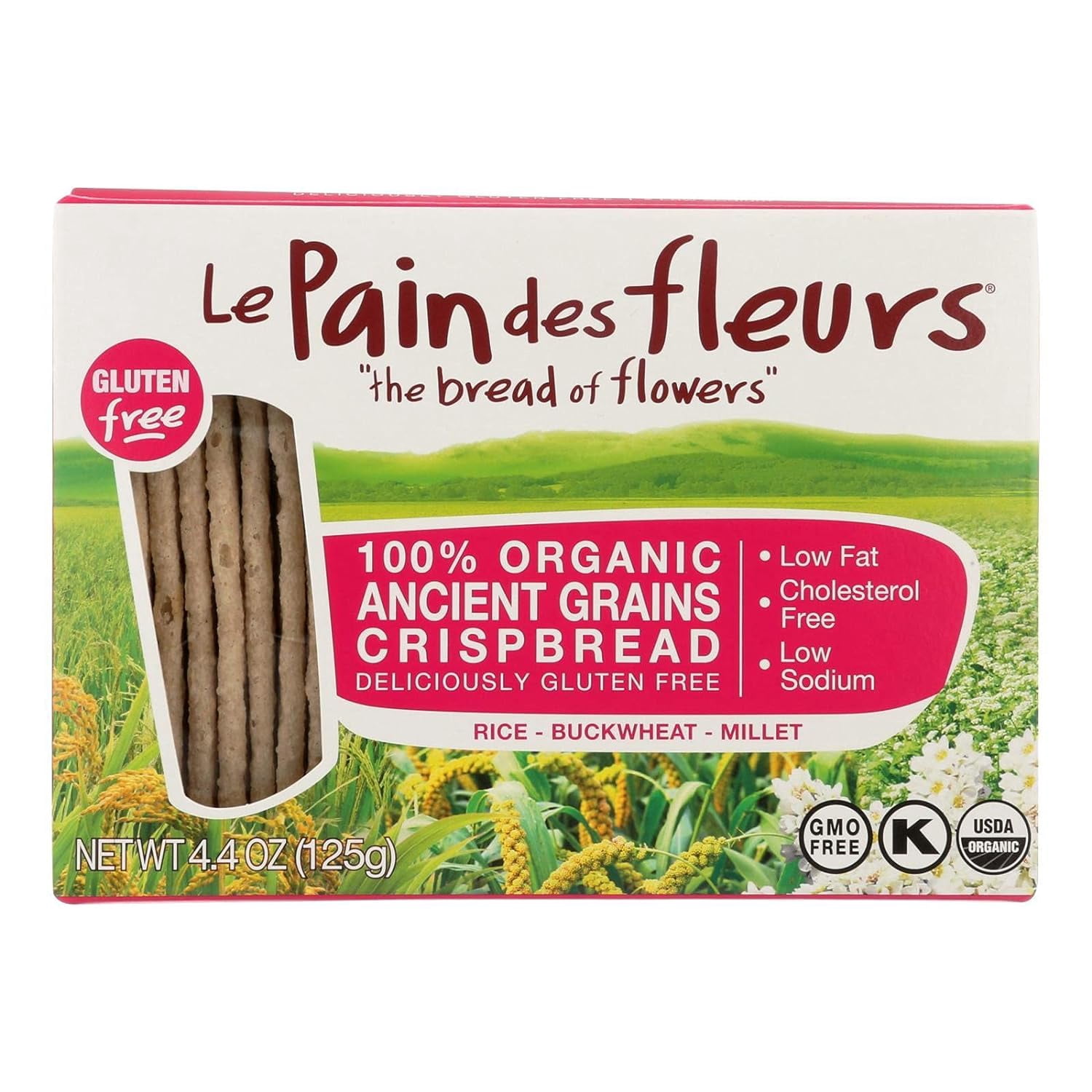 Organic Ancient Grain Crispbread | Low Sodium, Low Fat, Vegan | Gluten ...