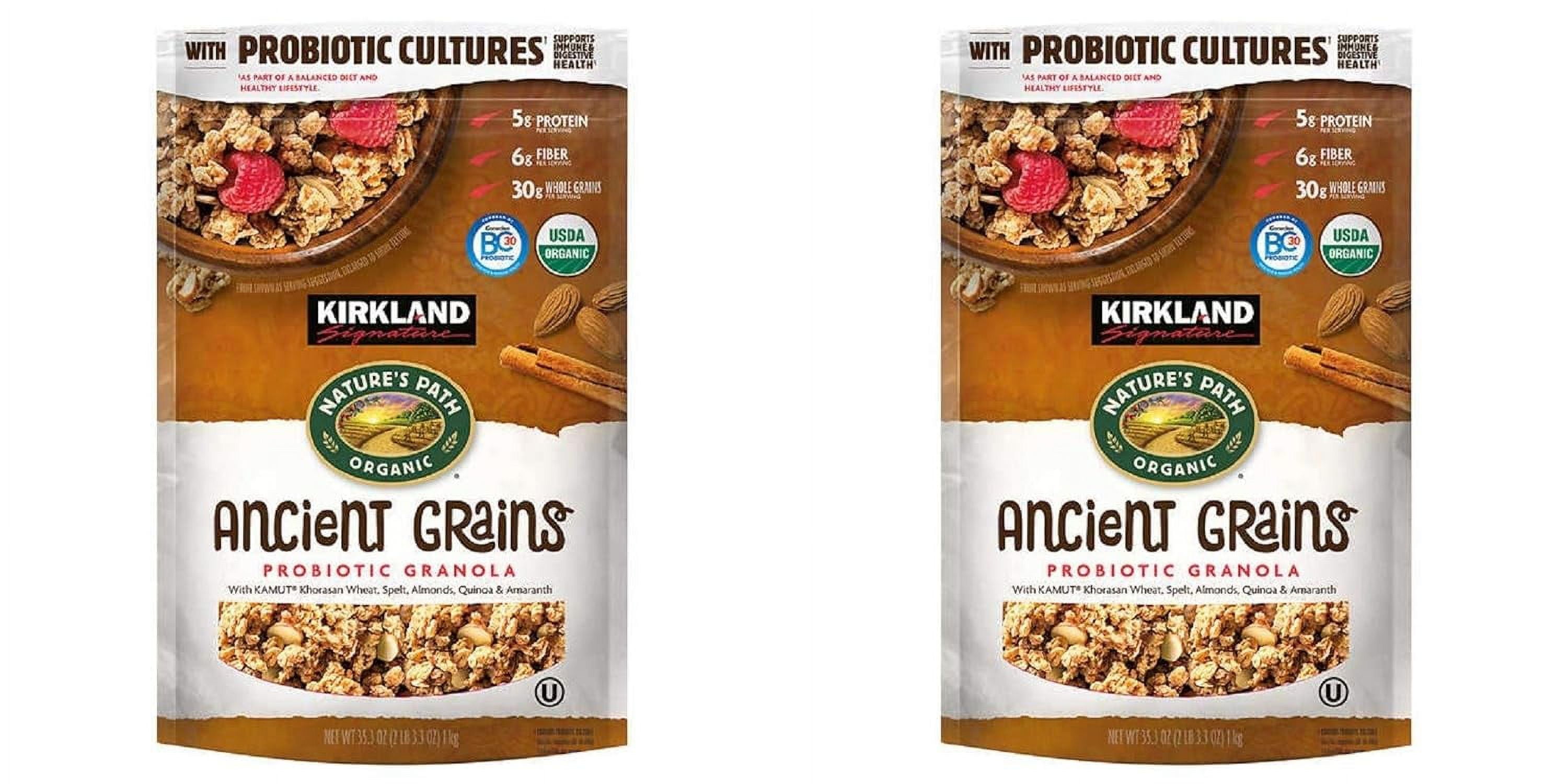 Organic Ancient Grain Probiotic Granola, 35.3 oz Pack of 2 - Walmart.com